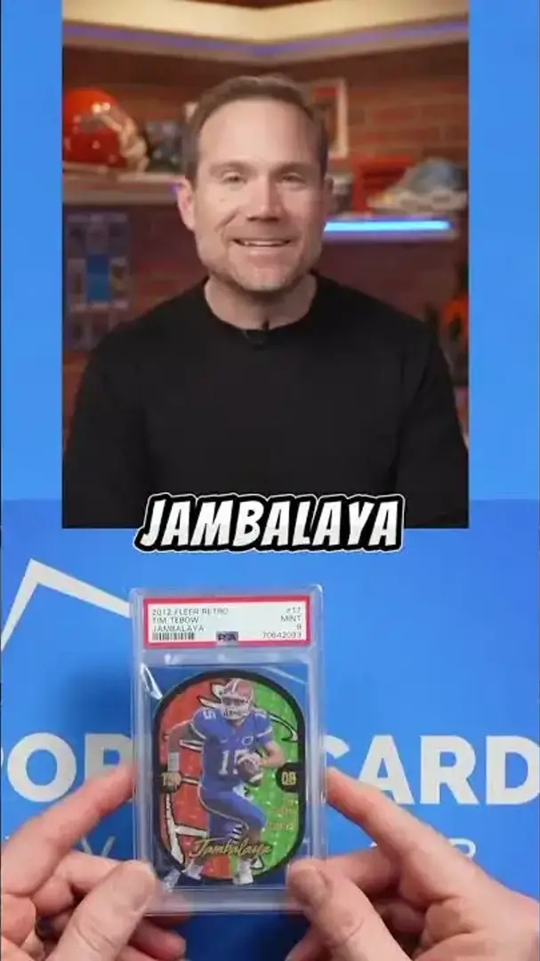 rare tim tebow football card collection revealed