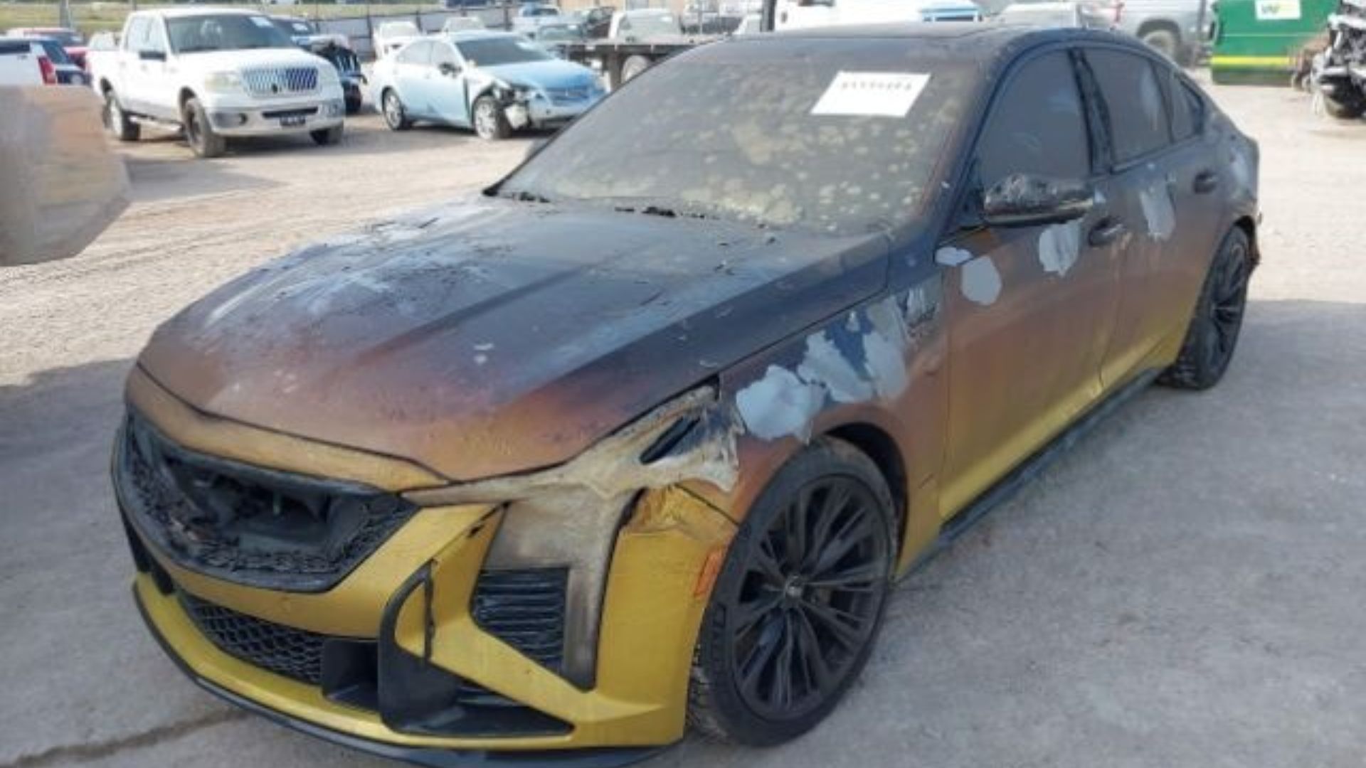 2025 Cadillac CT5-V Blackwing Hits Oklahoma Auction After Catastrophic Fire