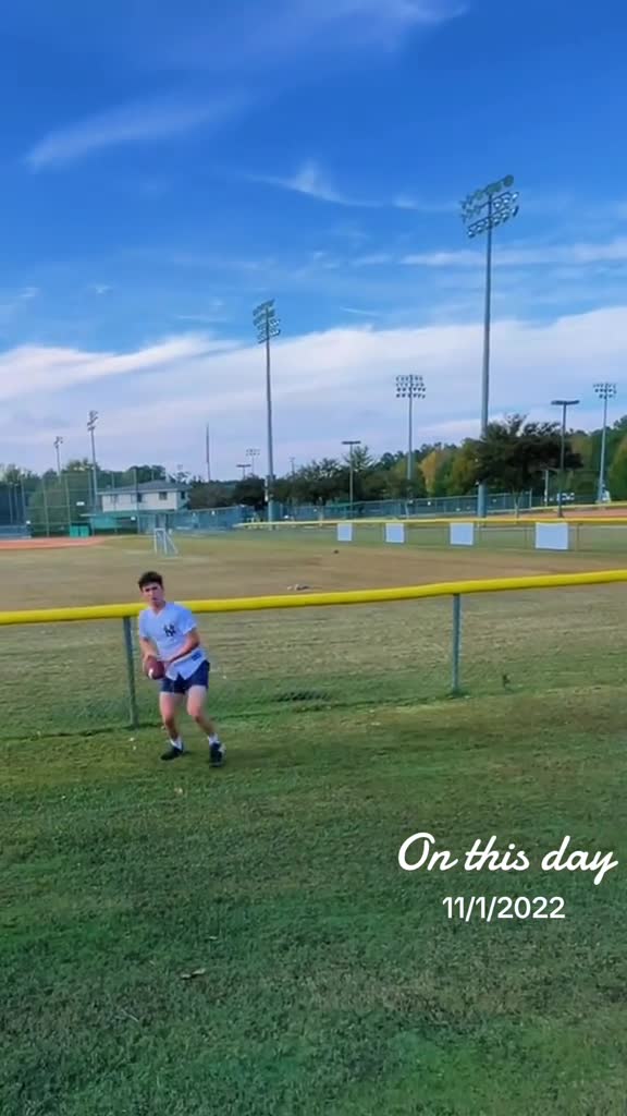 Incredible Outfield Catch Turns a Homer Into a Touchdown