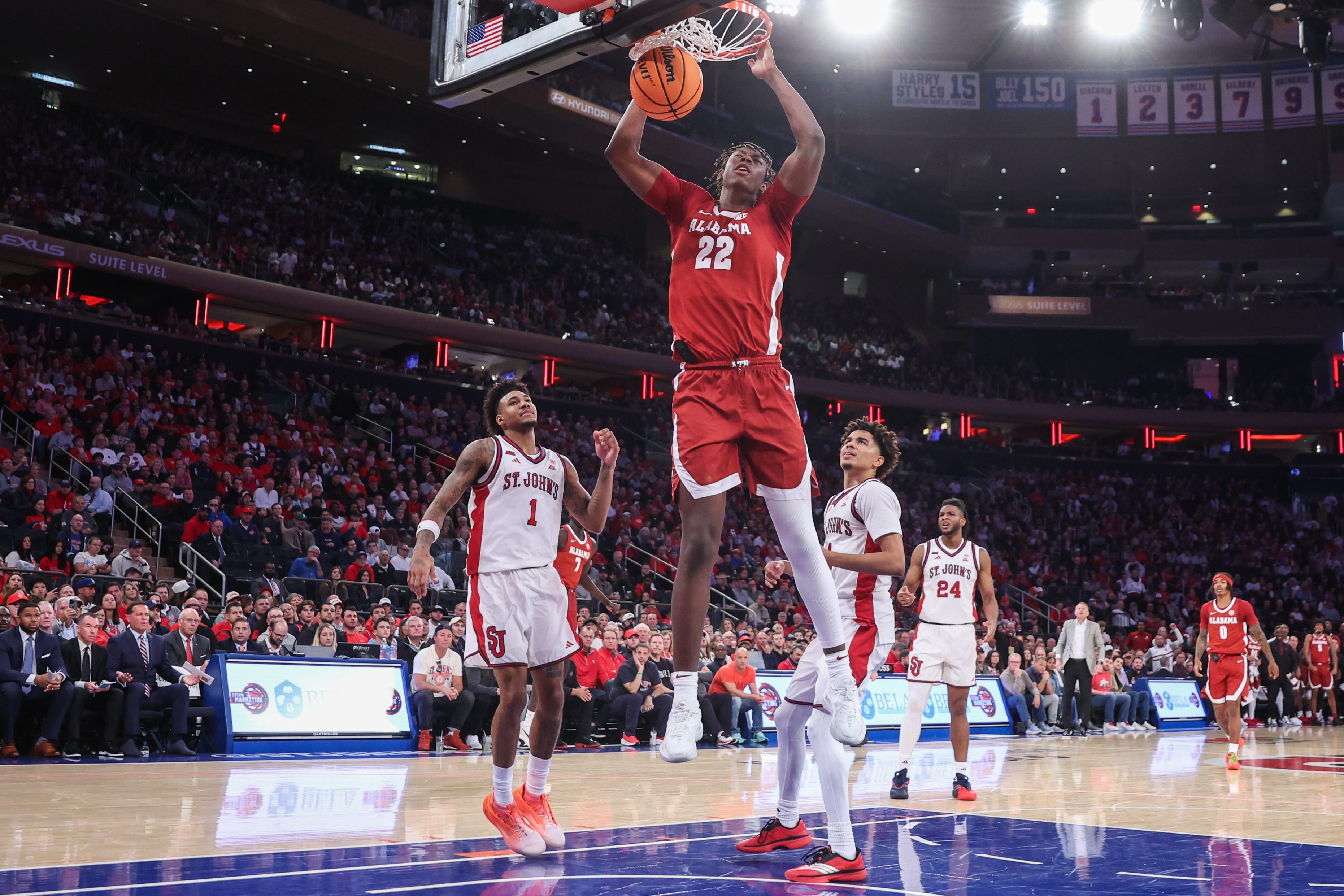 Alabama vs. St. John's score, highlights: Crimson Tide get massive road win