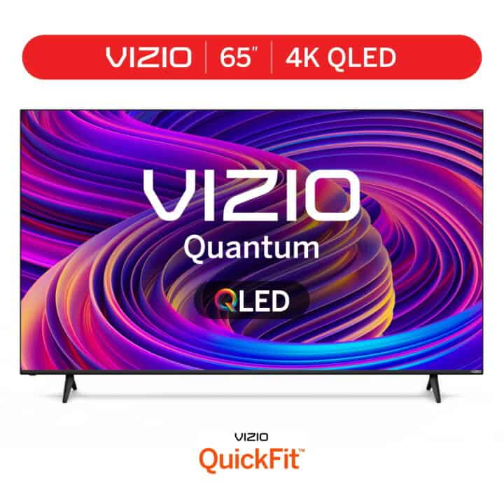 VIZIO 65 Quantum 4K QLED Smart TV Drops to $378