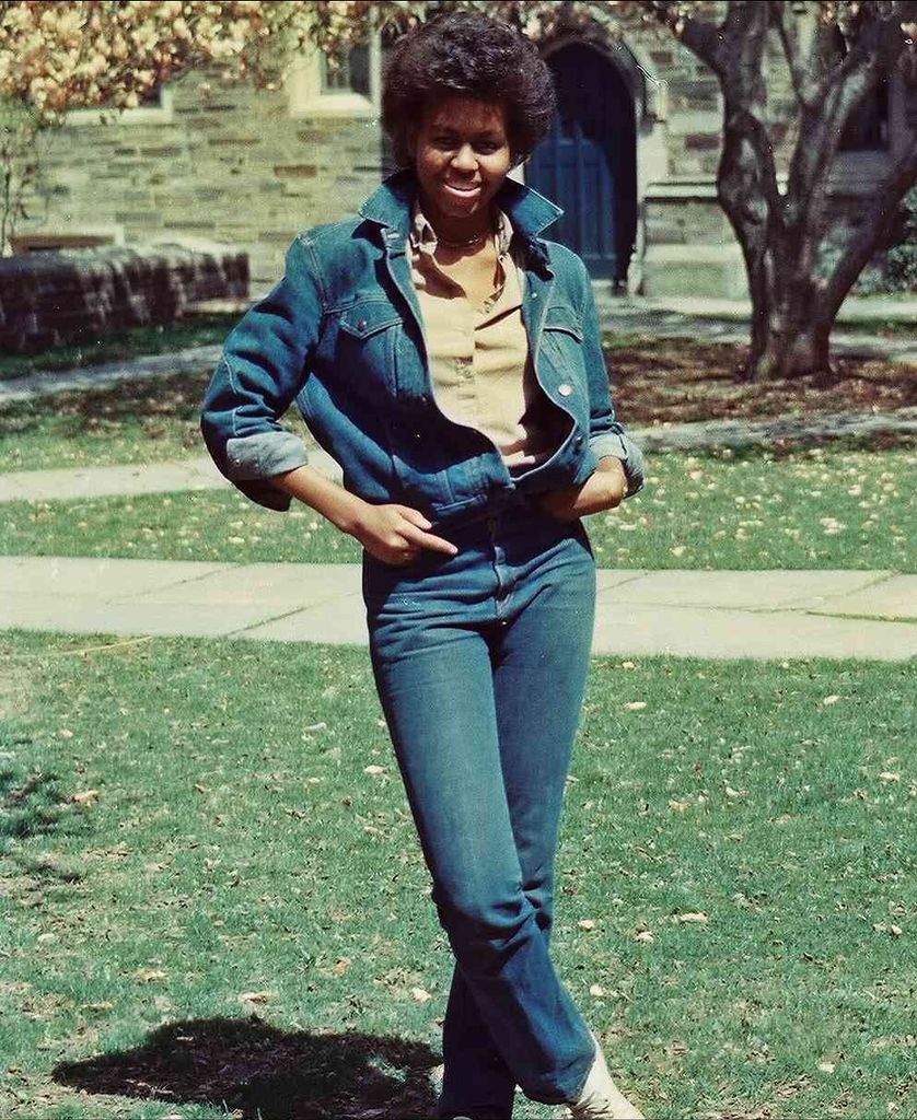 Michelle Obama's head-turning old school photos have fans saying the ...