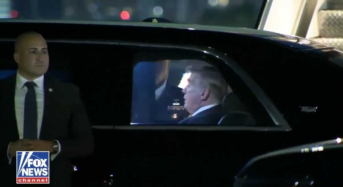 'Exhausted' Trump seen 'slumping into limo' amid sleep scandal