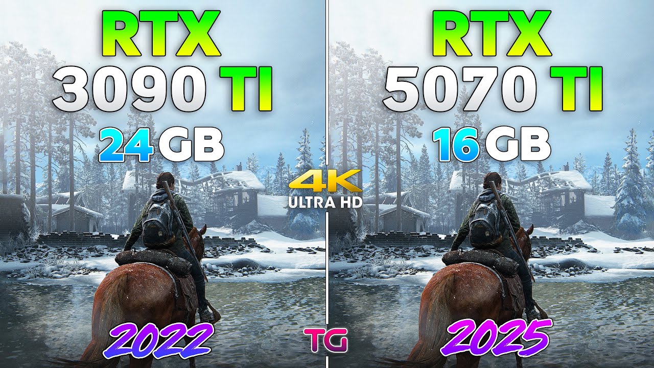 RTX 5070 Ti vs RTX 3090 Ti - Test in 10 games | 4K