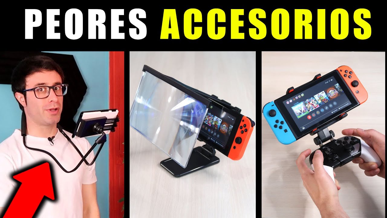 Compré otros accesorios más inútiles para Nintendo Switch del 2021 😂 ...