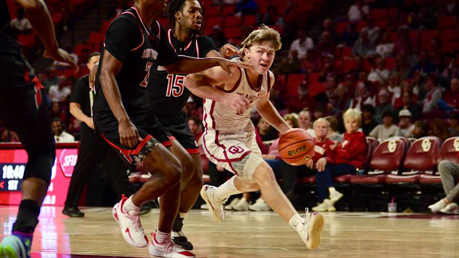 Oklahoma Guard Dayton Forsythe Embraces Leadership Role in Sophomore Season