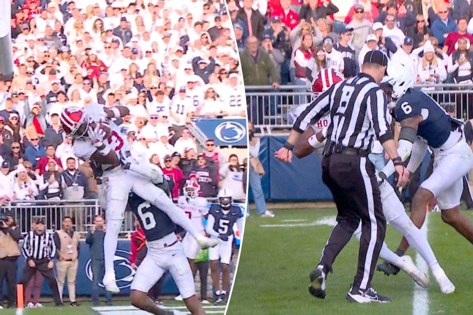 Indiana thwarts Penn State upset bid with catch of the year