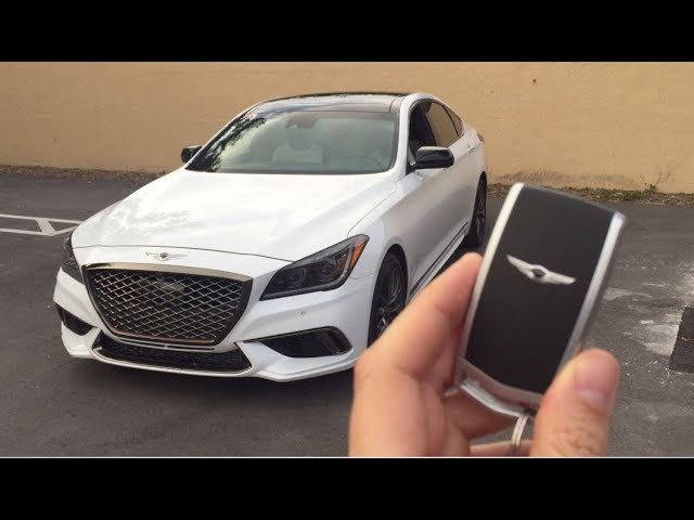 Genesis G80 Sport 2018 - encendido