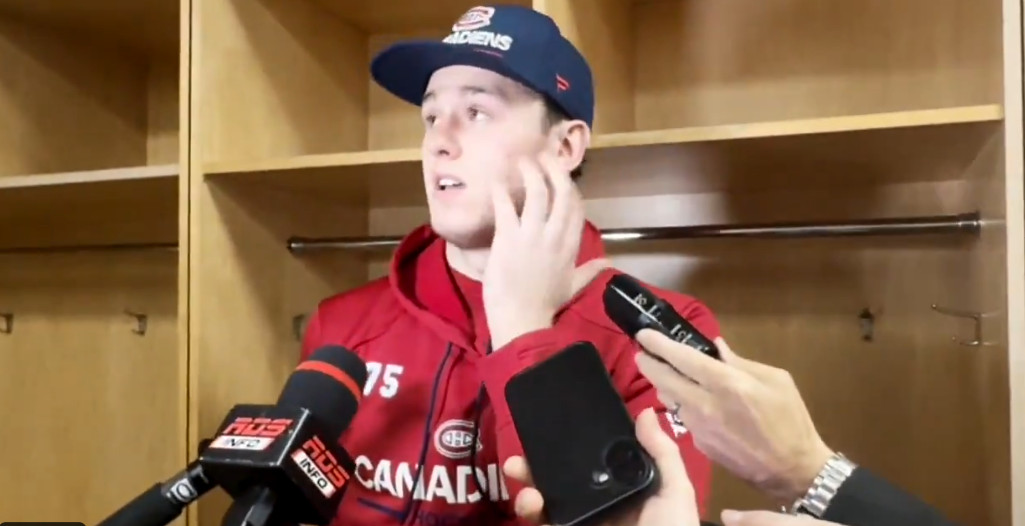 Jakub Dobes’ reaction on Thursday: his team-mates teased him this morning