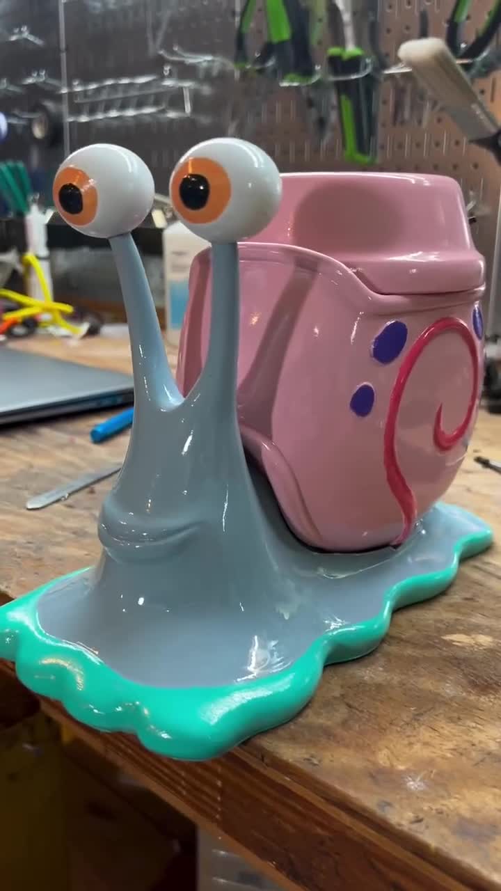 I built Gary the snail!