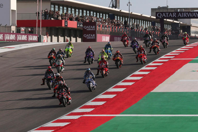 MotoGP Portuguese GP: Alex Marquez shakes off Pedro Acosta for sprint win