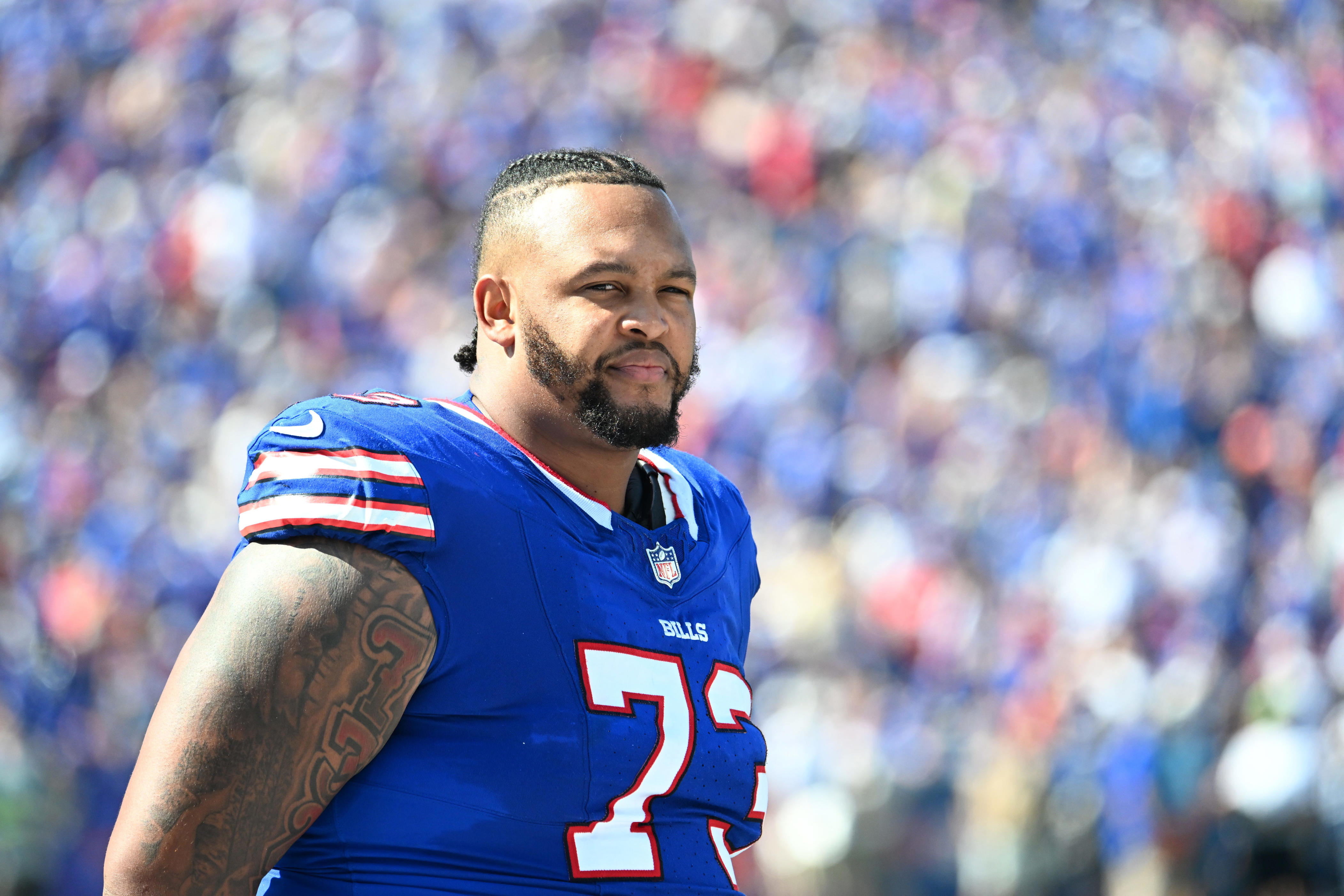 Bills' Dion Dawkins moves up list of top-100 NFL players in 2026