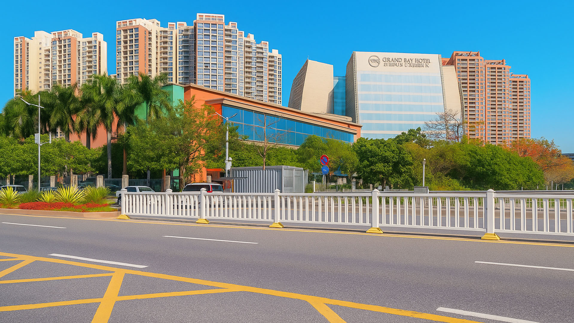 Daily City Life Near Guanlan River