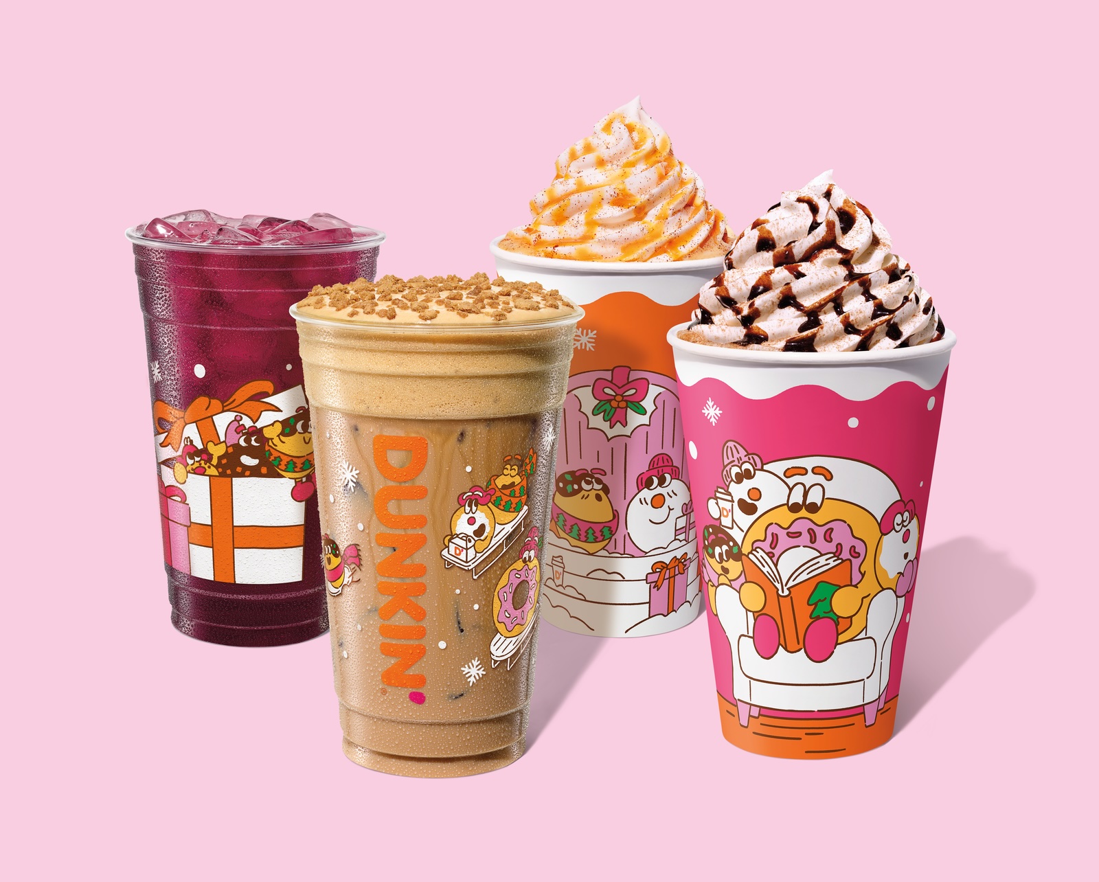 Cookie Butter Cloud Latte joins Dunkin’s holiday drink lineup