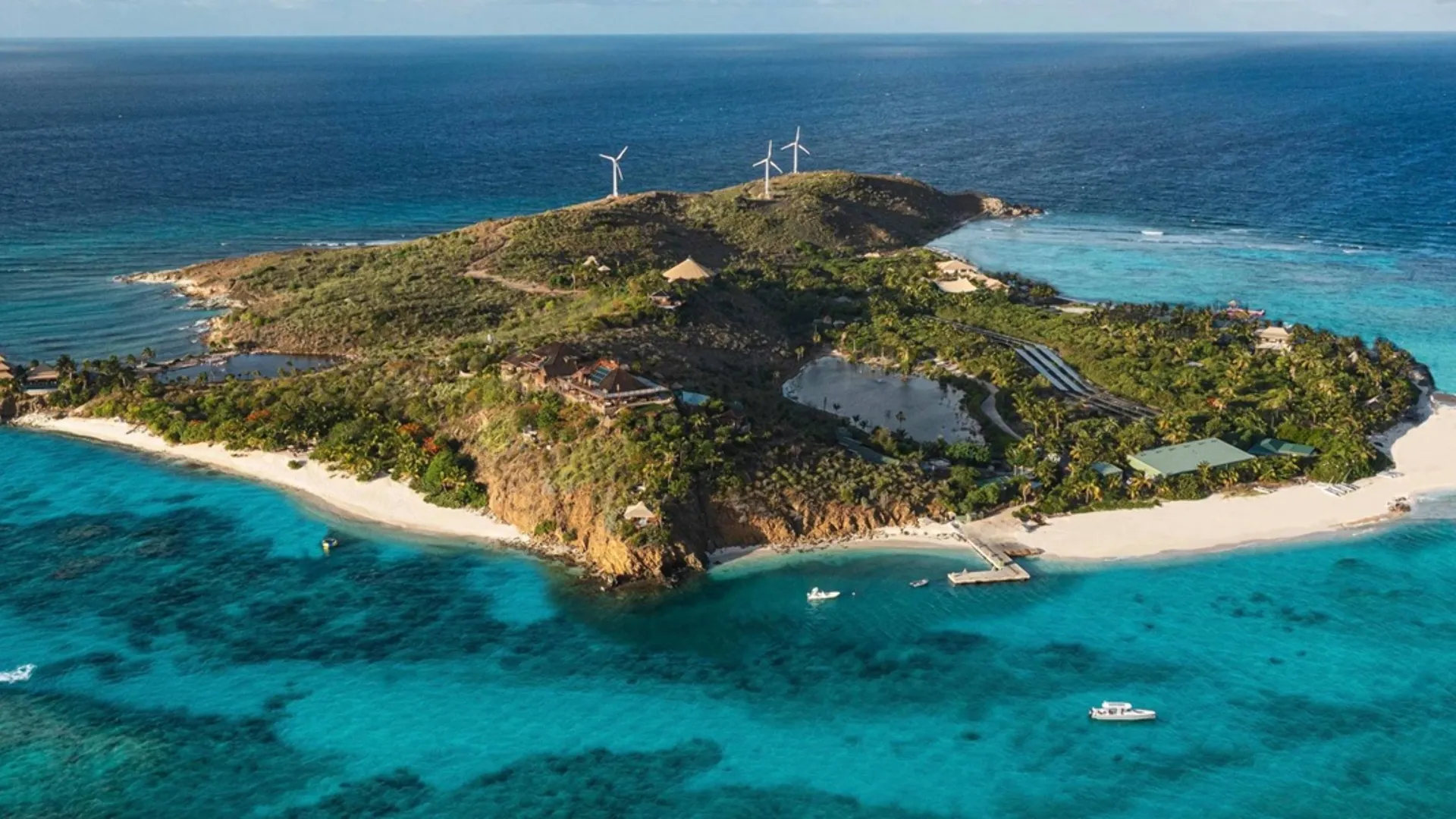 Dit is het megalomane privé-eiland van miljardair Richard Branson