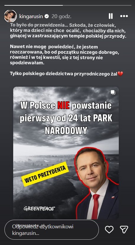 Kinga Rusin o działaniach Karola Nawrockiego. "To było do przewidzenia..."