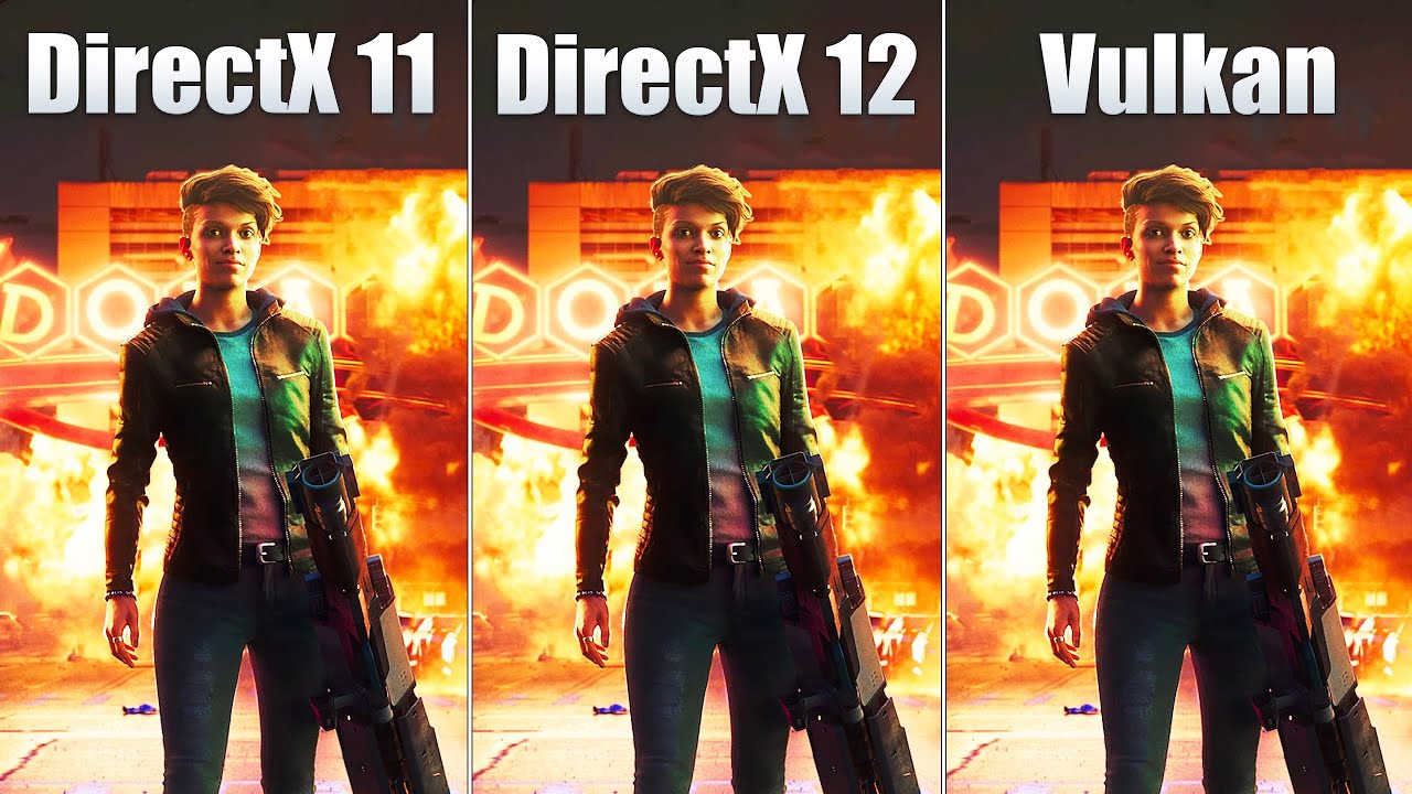 DirectX 11 vs DirectX 12 vs Vulkan (Saints Row 2022)