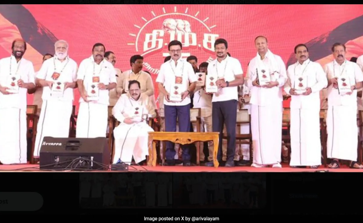 "One Moon, One Sun, One DMK": MK Stalin To Rivals Ahead Of Polls Next Year