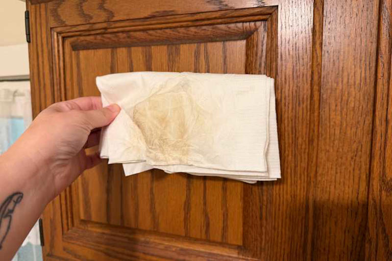 I Tried Store-Bought vs. DIY Cleaner on My Greasy Kitchen Cabinets ...