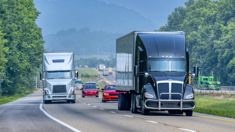 Does Driving Behind A Semi-Truck Really Save On Gas?