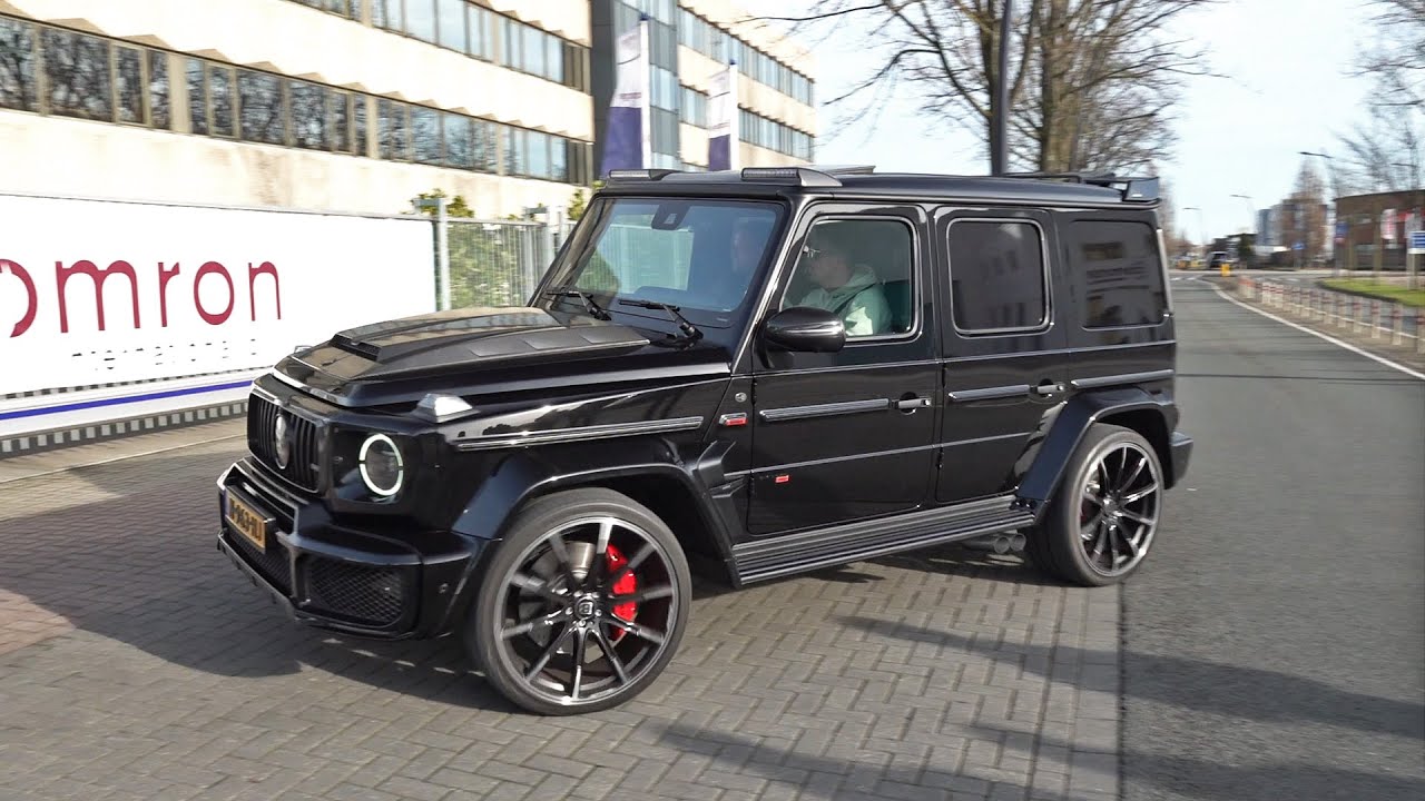 BRABUS G63 Widestar – Loud Start & Launches!