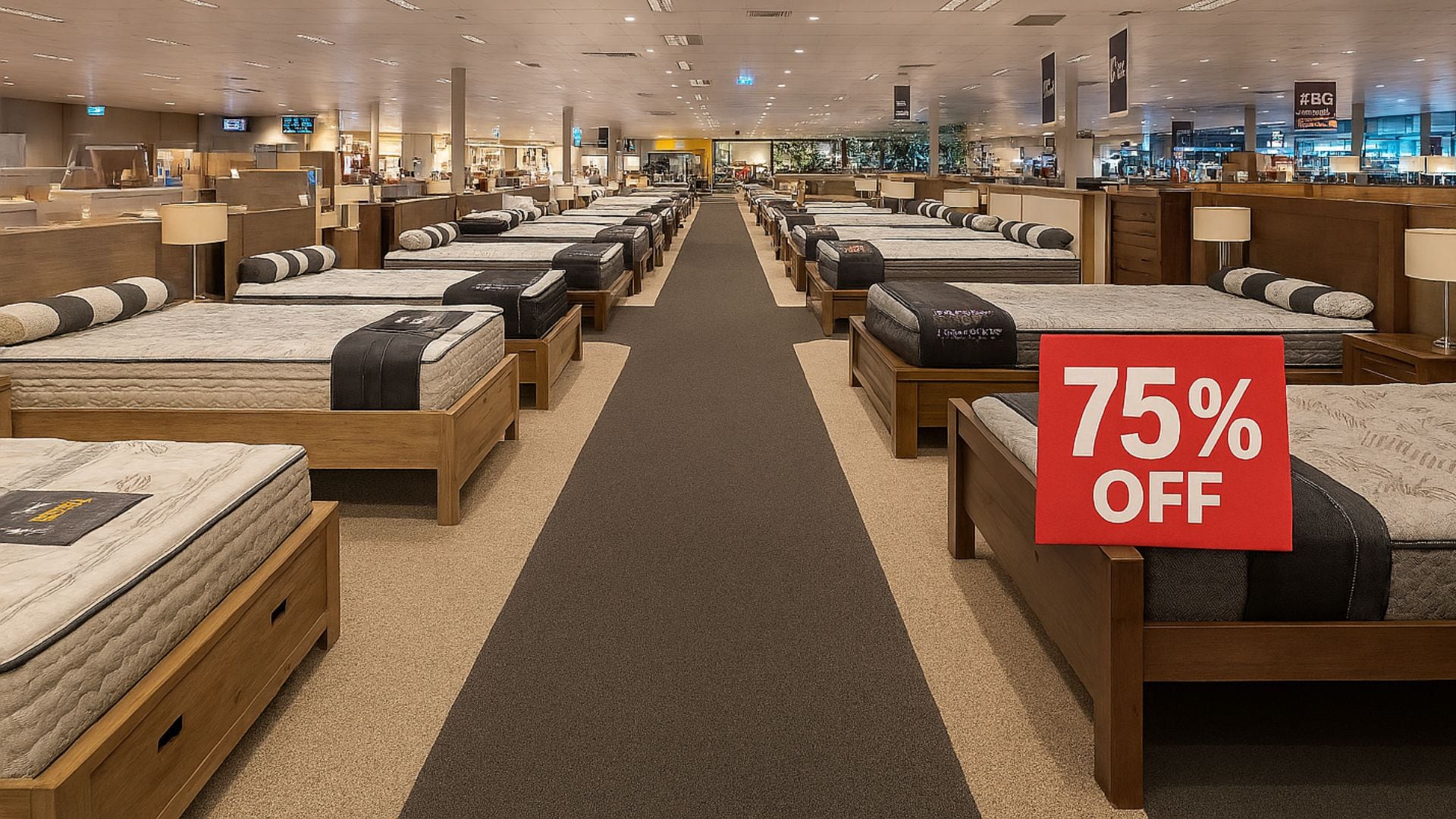 Ofrecen colchones y sommiers con hasta 75% de descuento y cuotas sin ...