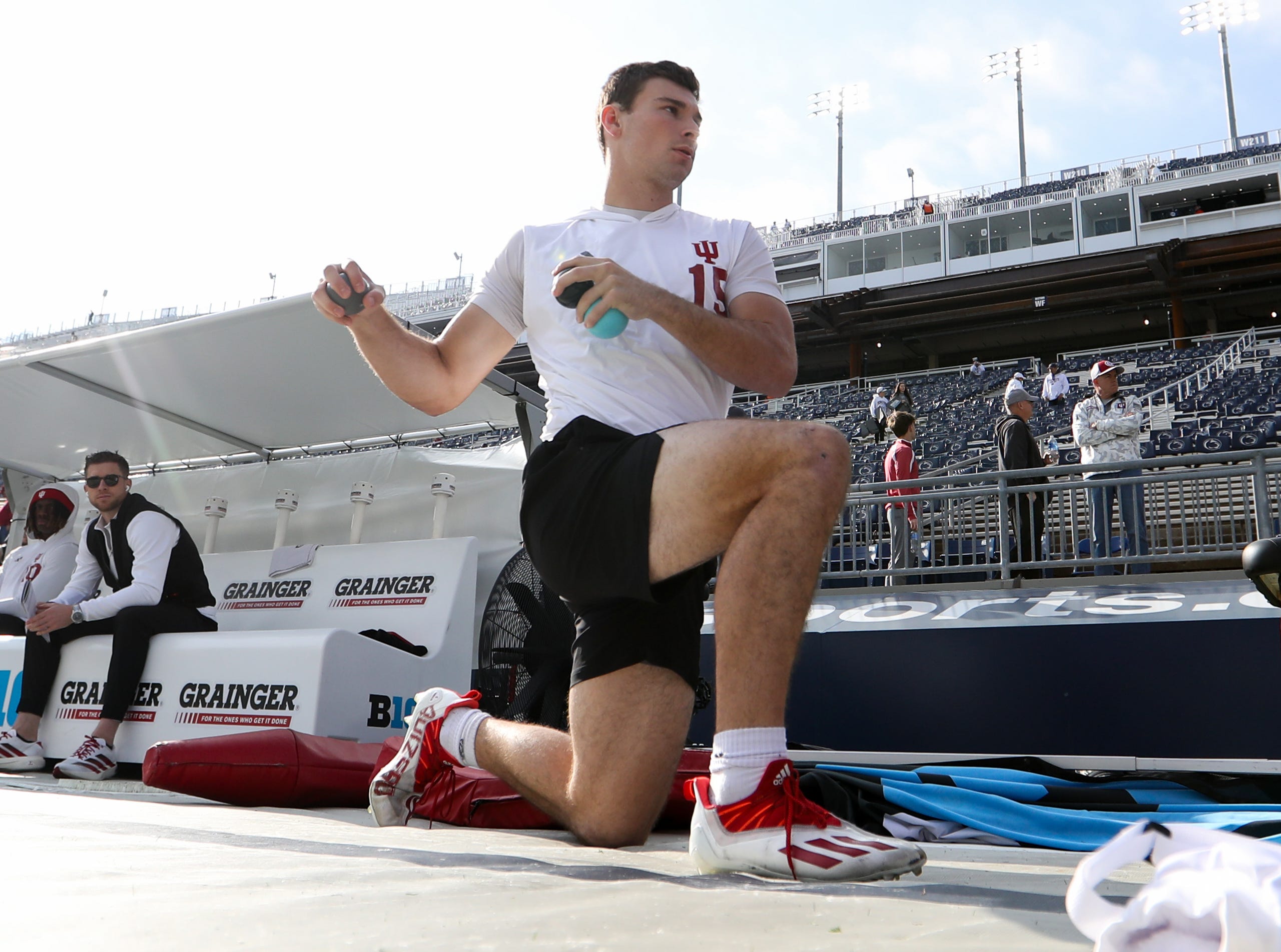 Indiana football's Fernando Mendoza on Cooper's catch, Daniel Jones and ...