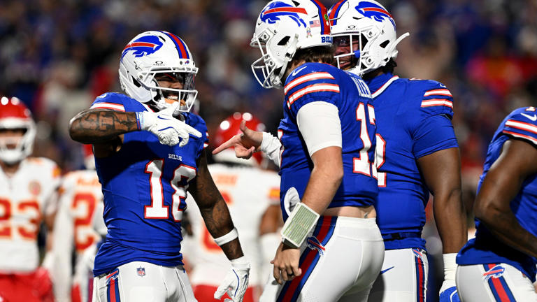 NFL fines Josh Allen, Elijah Moore for "violent gesture" after TD