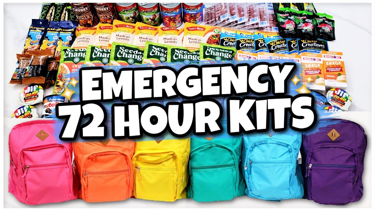 What's inside our 72 hour emergency bug out bags? (Prepping for a ...