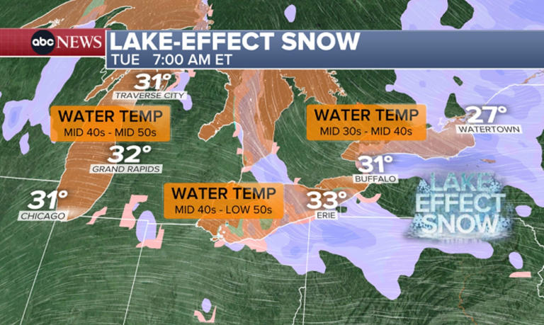Midwest, parts of northern New England could see 1st snow of the season