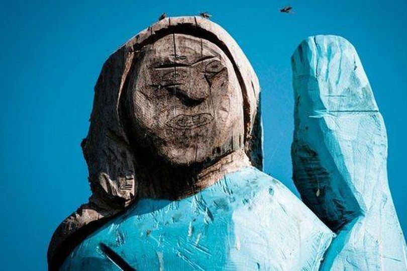Melania Trump savaged over 'hideous' bronze statue that's labeled ...