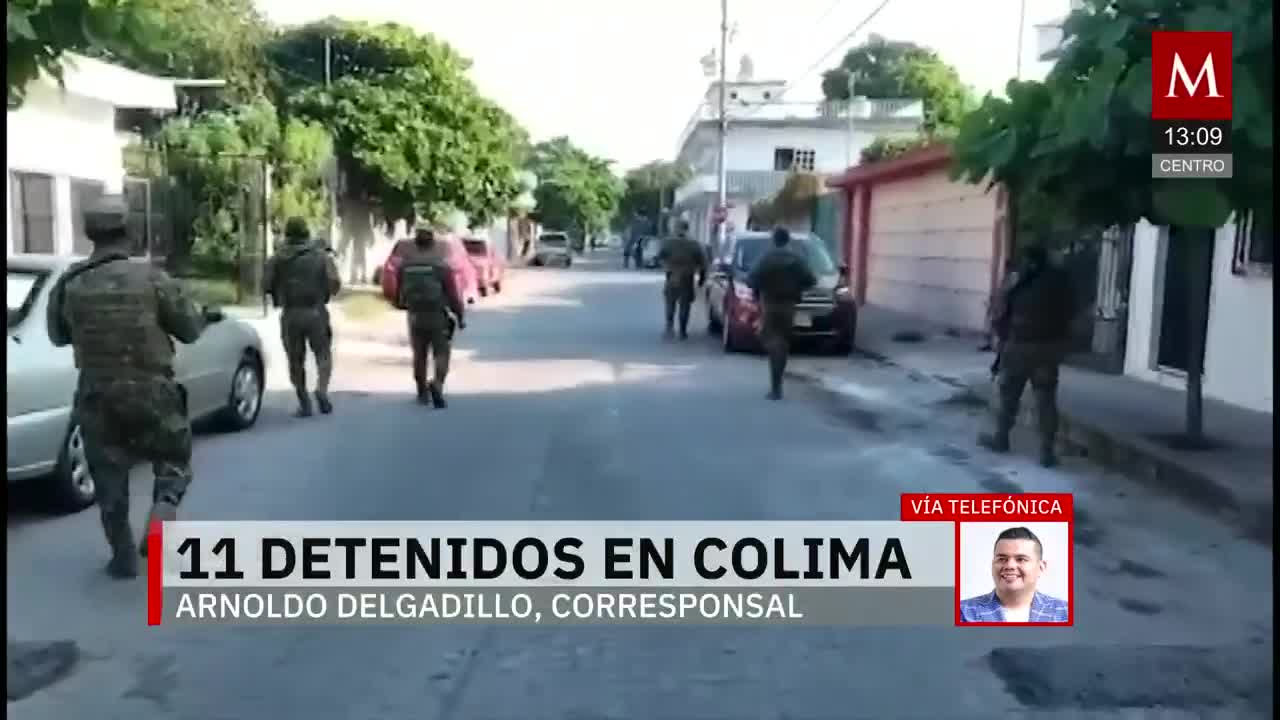 Detienen a 11 personas en Colima como parte del plan de seguridad estatal