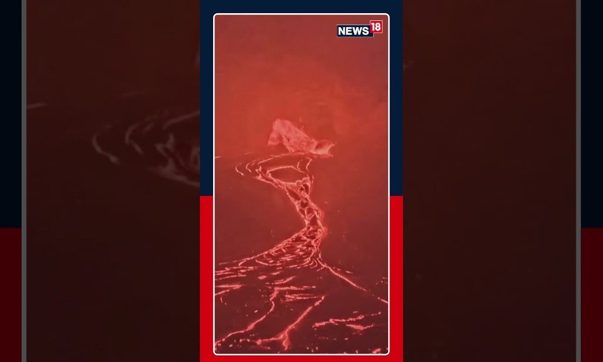 Volcano Erupts in Hawaii; Dazzling Lava River Captured at Dusk! | N18S ...