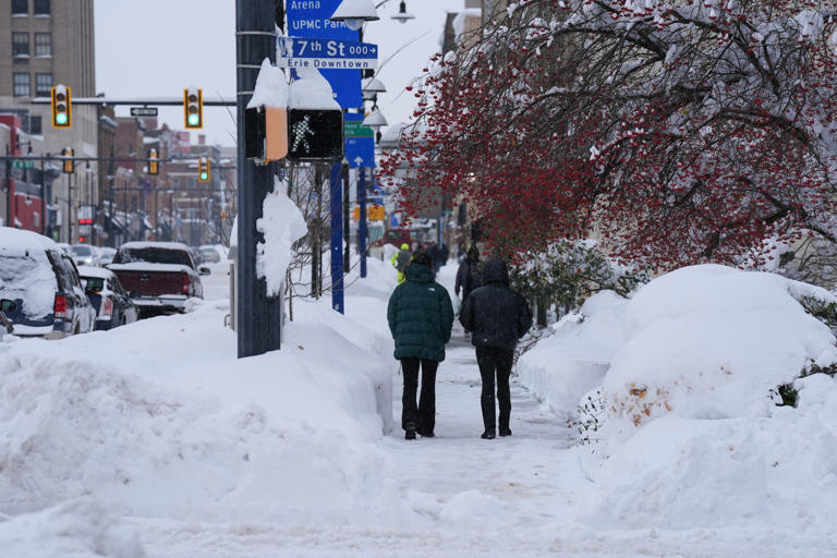 Intense lake-effect snowstorm targets Great Lakes with up to 2-feet as ...