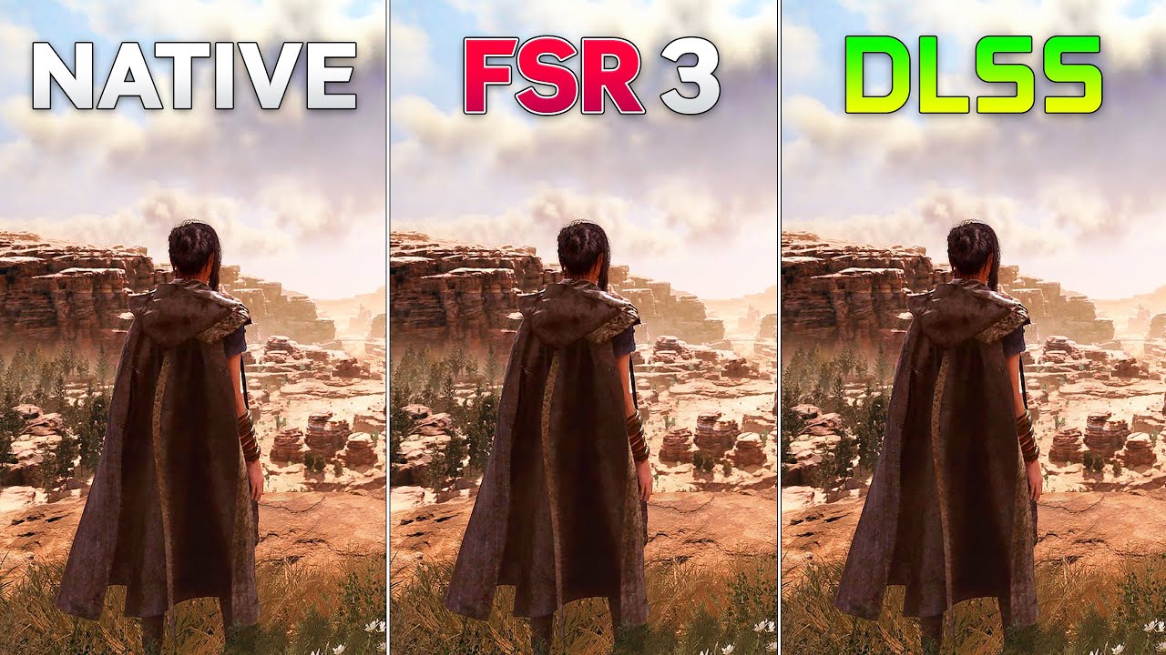 FSR 3 vs DLSS vs native in Forspoken - performance comparison