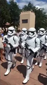 first order stormtroopers march at disney's hollywood studios
