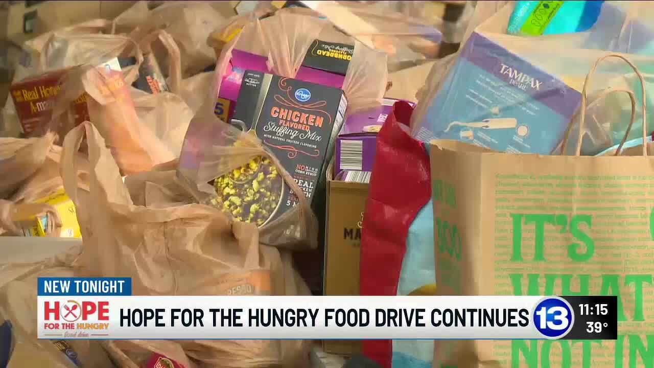 Community members making an impact during Hope for the Hungry Food ...