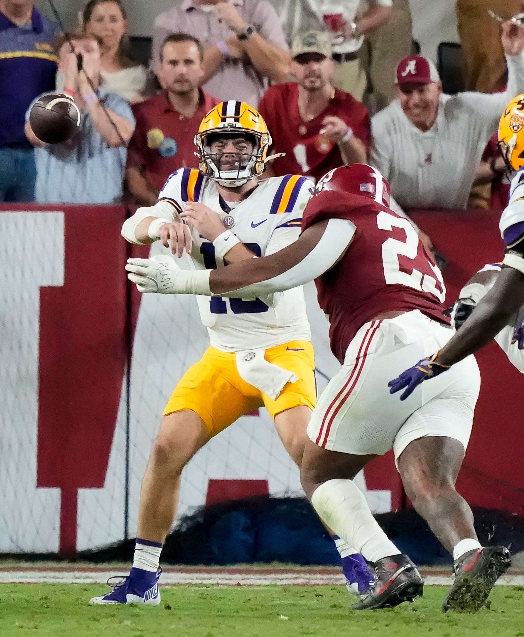 LSU football vs Alabama highlights: Tigers fight, fall short to Alabama