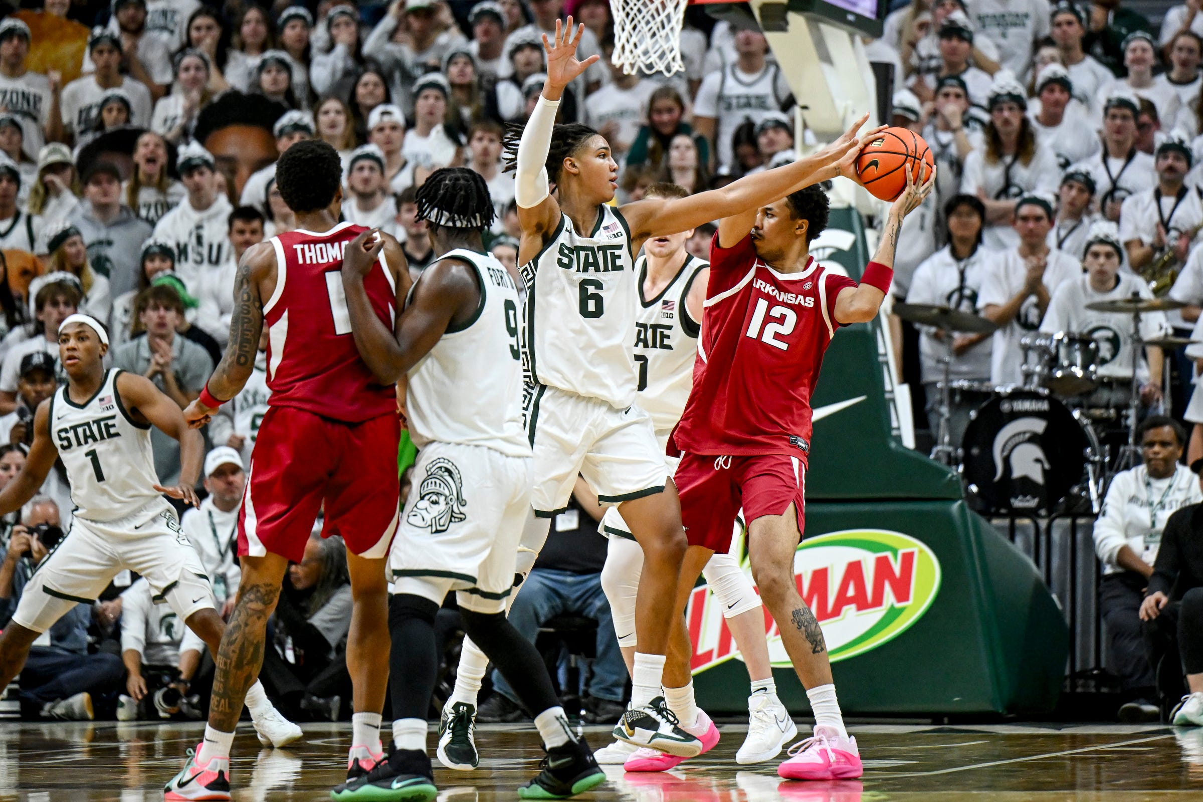 Michigan State stumbled into its best lineup vs Arkansas – and it's ...