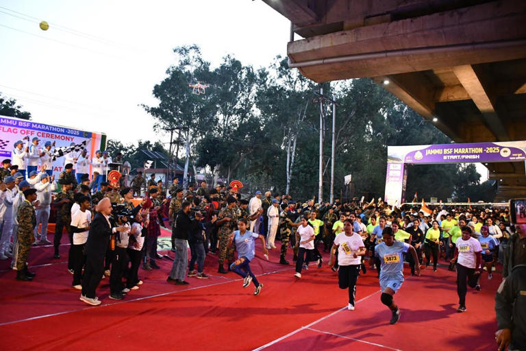 BSF DG leads Jammu Marathon, first such initiative since Operation Sindoor