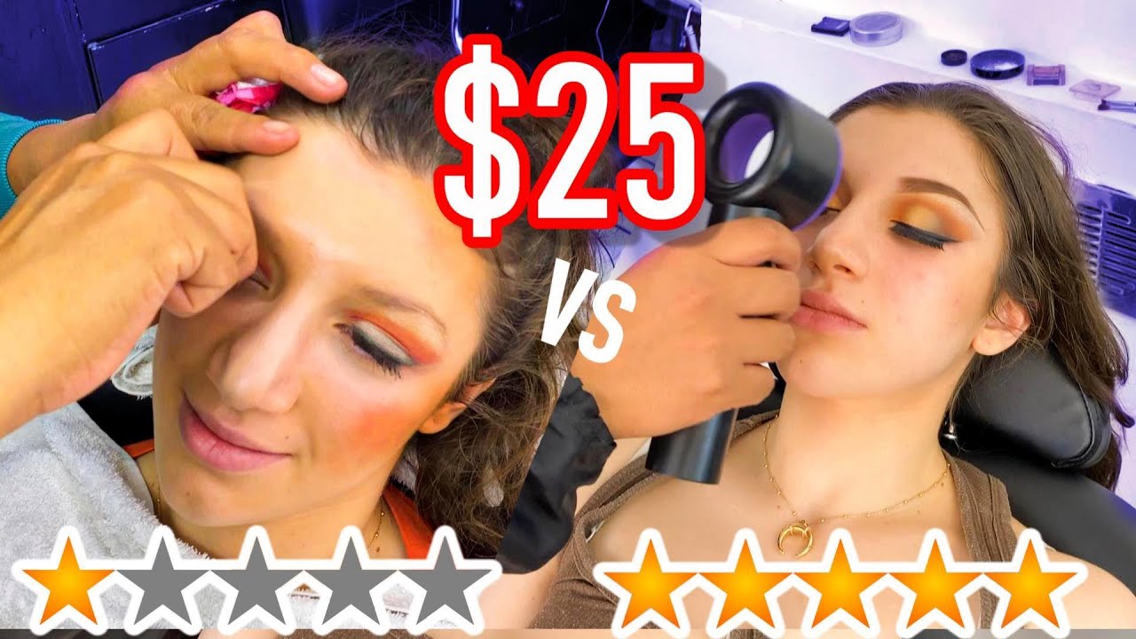$25 scam makeup artist vs $25 pro makeup artist (neighbors edition)