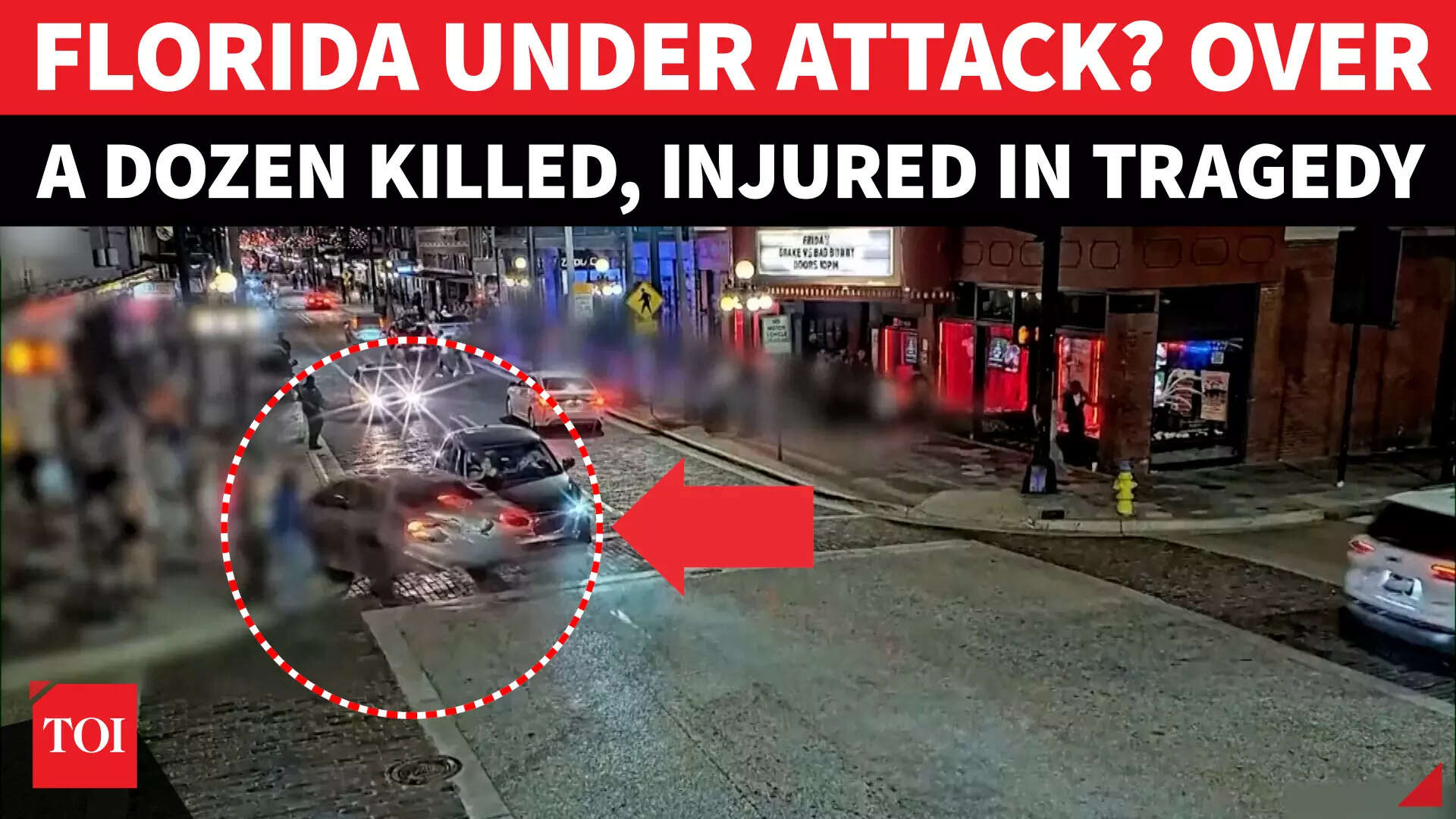 Street Racer Loses Control, His Car Rams Into Pedestrians Outside Bar ...