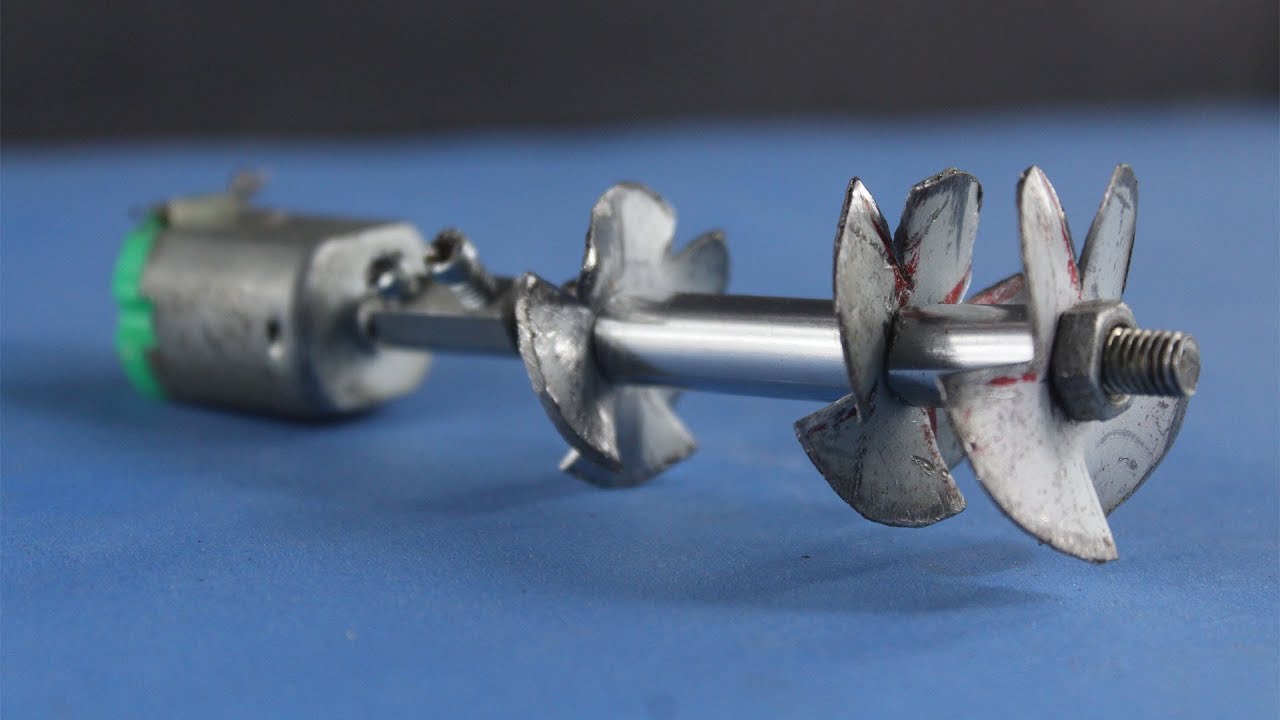 How to make a jet propane torch using DC motor