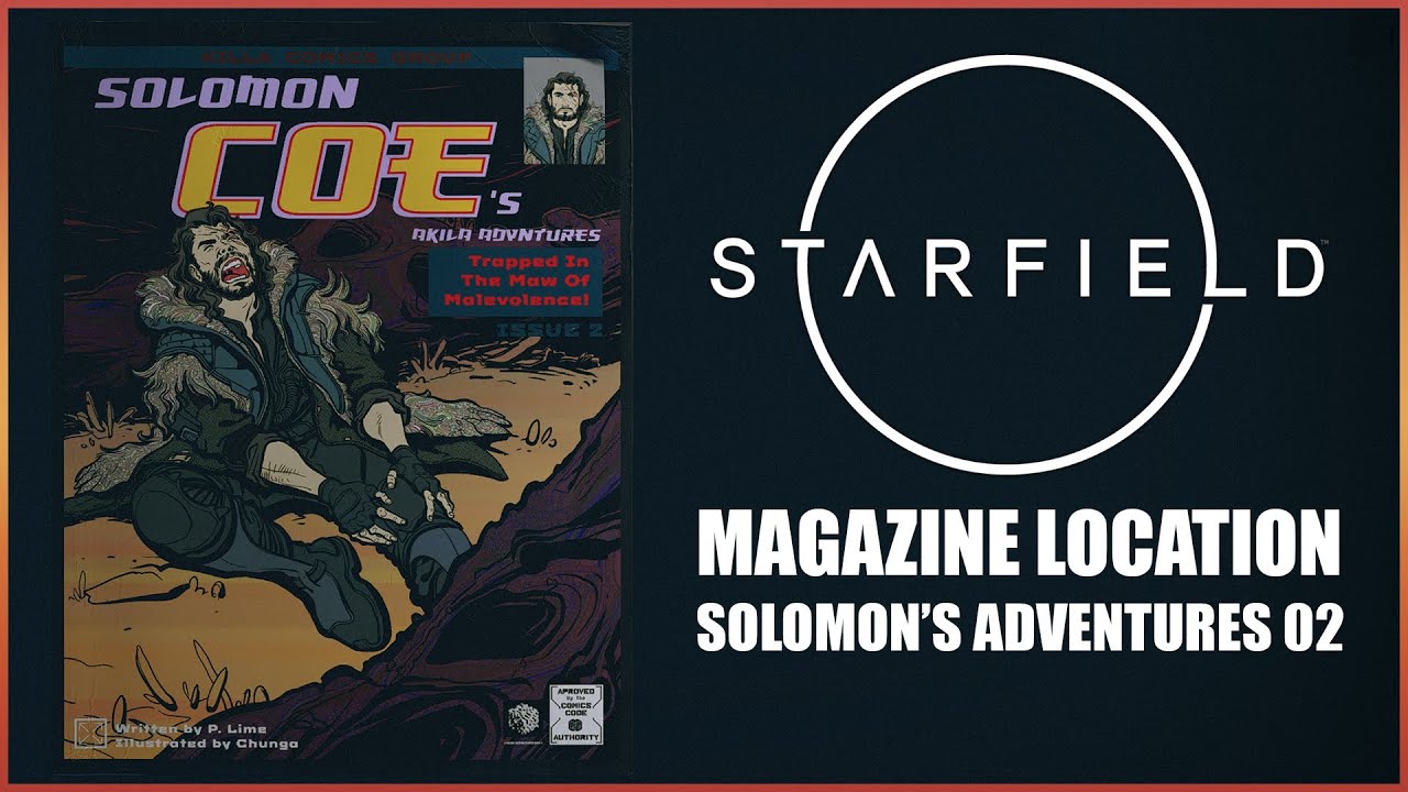 Starfield magazine location Solomon's adventure 02
