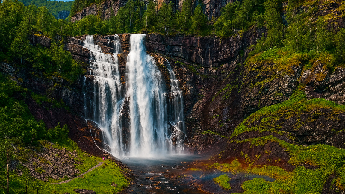 The Secret Rhythm of Falling Water