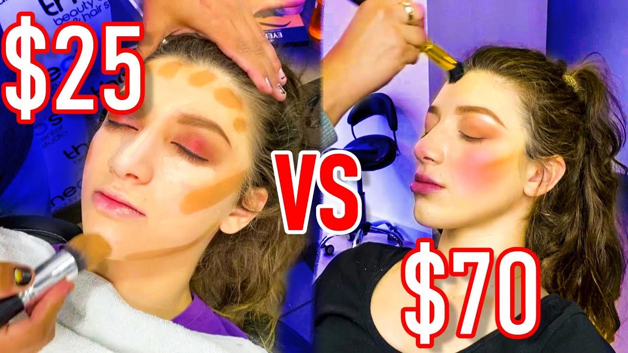 Comparing cheap versus expensive no-makeup makeup styles