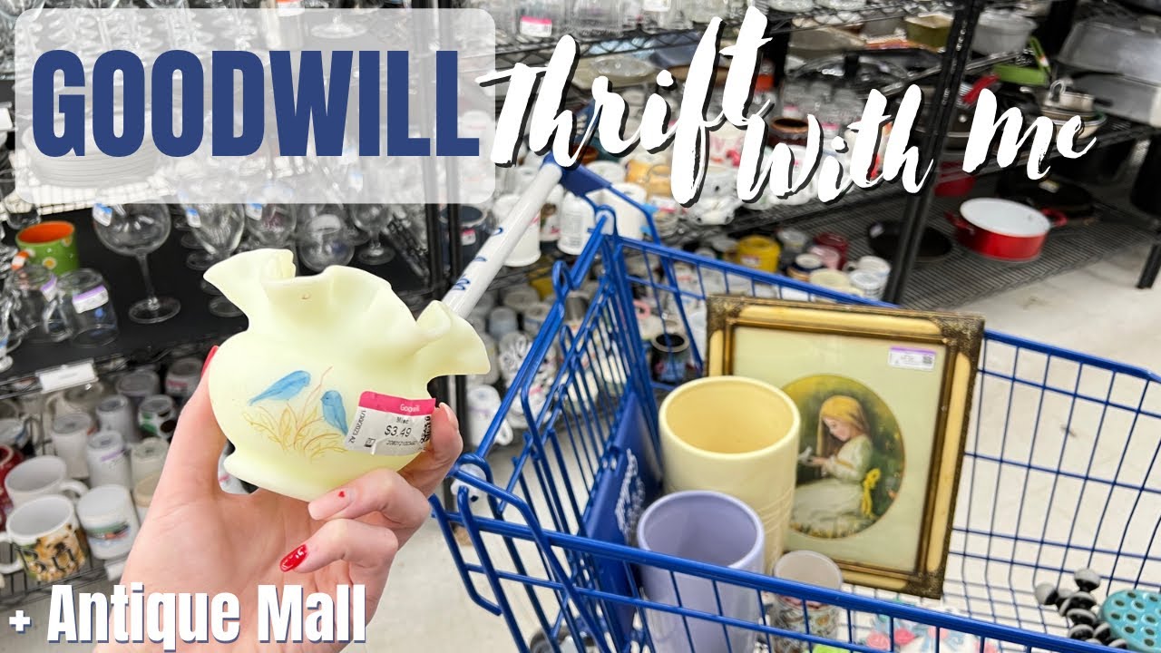 This is getting more interesting | Goodwill thrift with me + antique ...