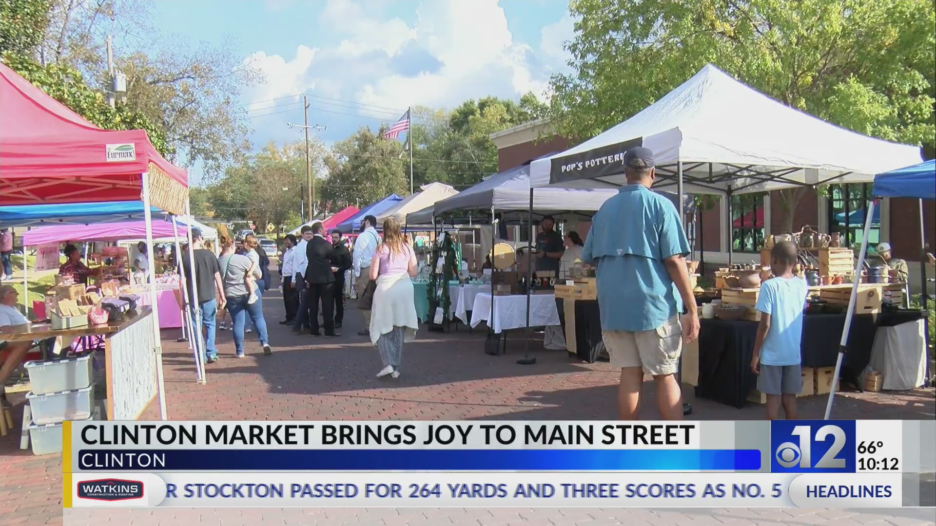 Clinton hosts Fall Market