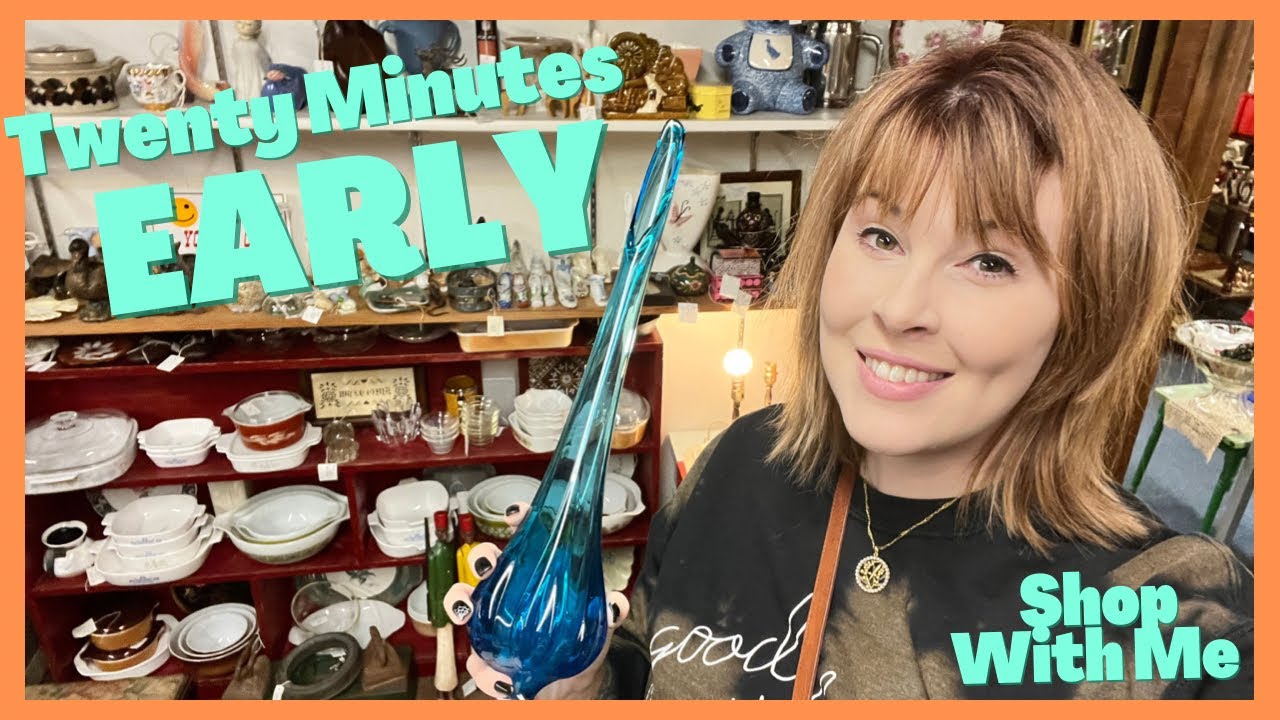 TWENTY Minutes Early. | Shop With Me for Ebay | Reselling