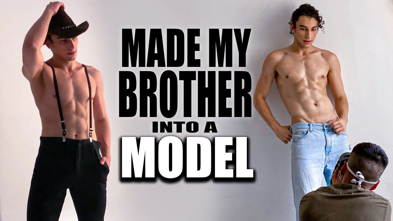Siblings turn into high-fashion models after a glam transformation